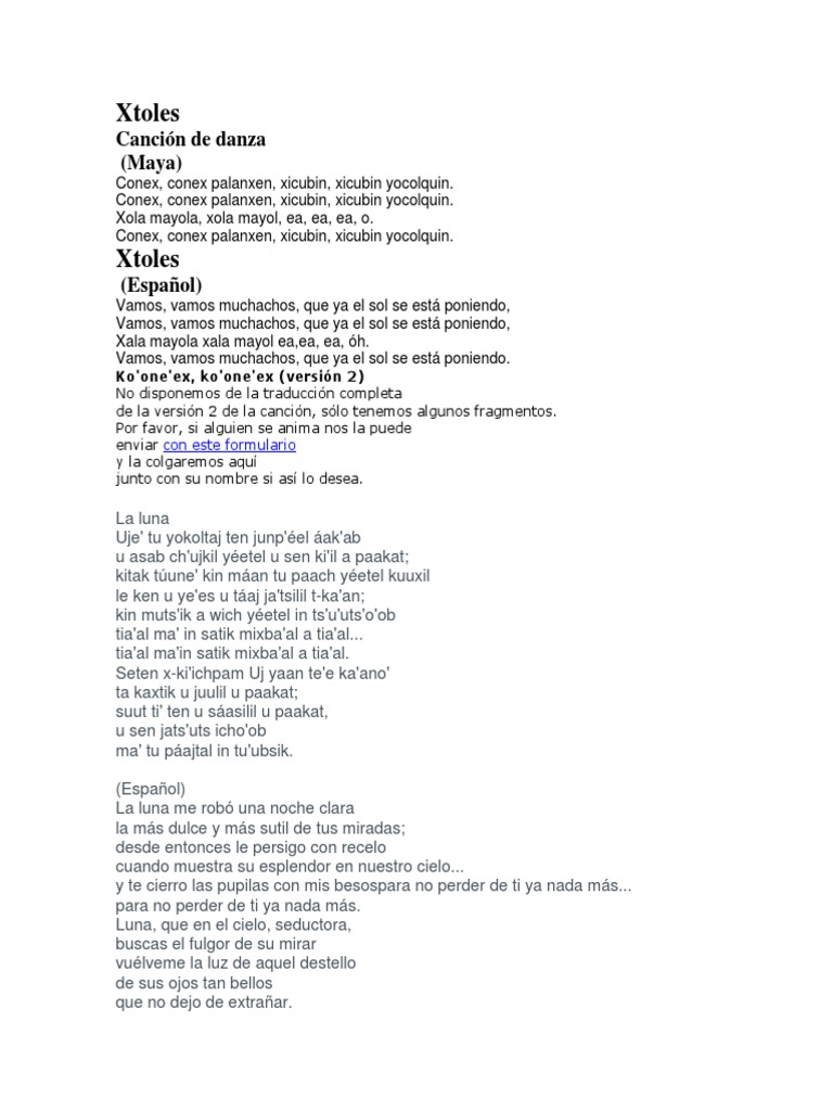 Canciones Mayas | PDF