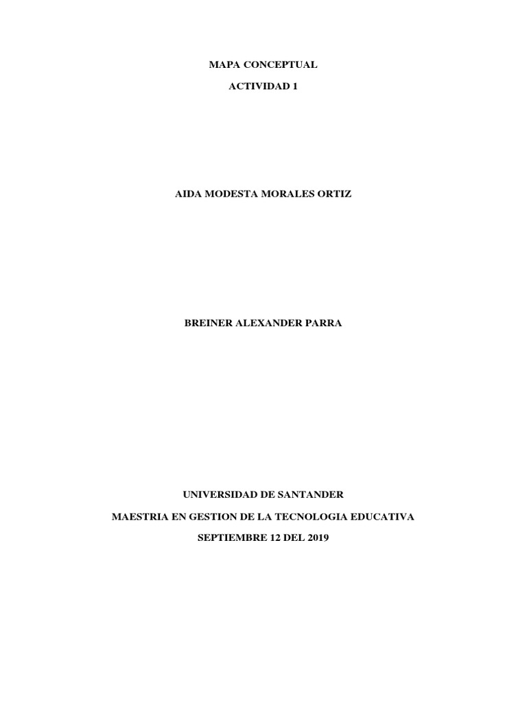 Aida Morales Actividad Mapa Jpg. | PDF | Innovación | Educación avanzada