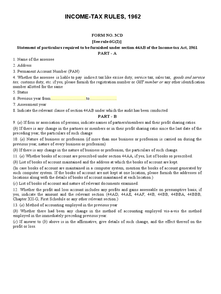 Income-Tax Rules, 1962 | PDF | Cheque | Payments