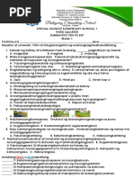 1st Periodical Tests With TOS Grade 1 | PDF