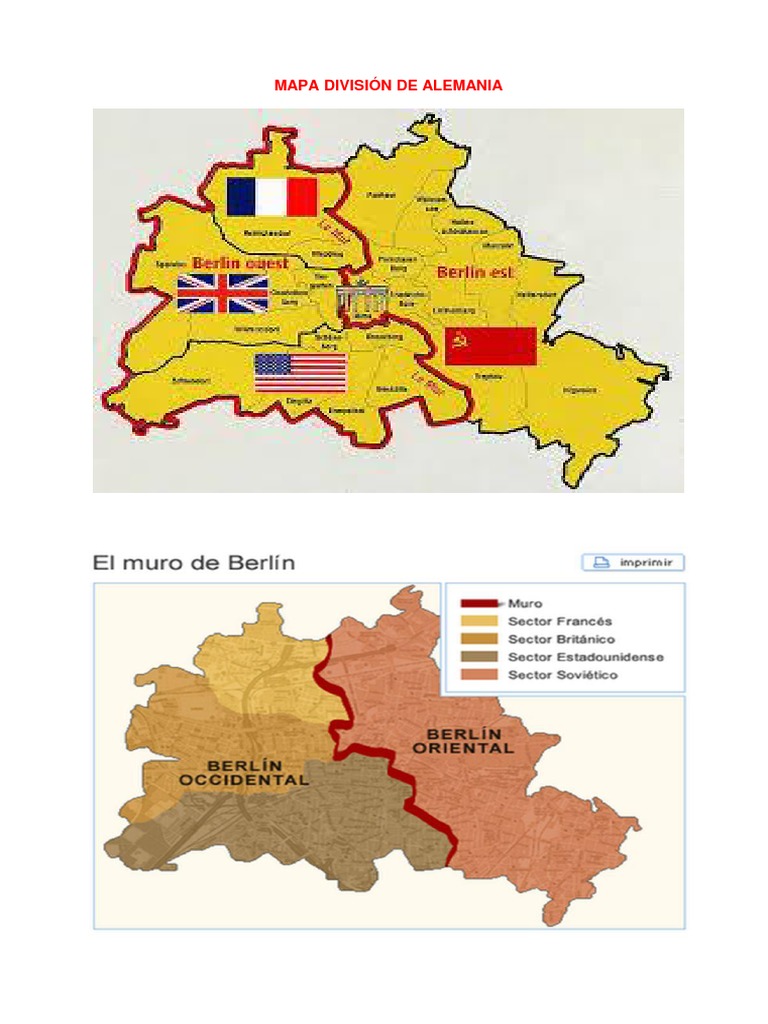 Mapa División de Alemania (10mo) | PDF