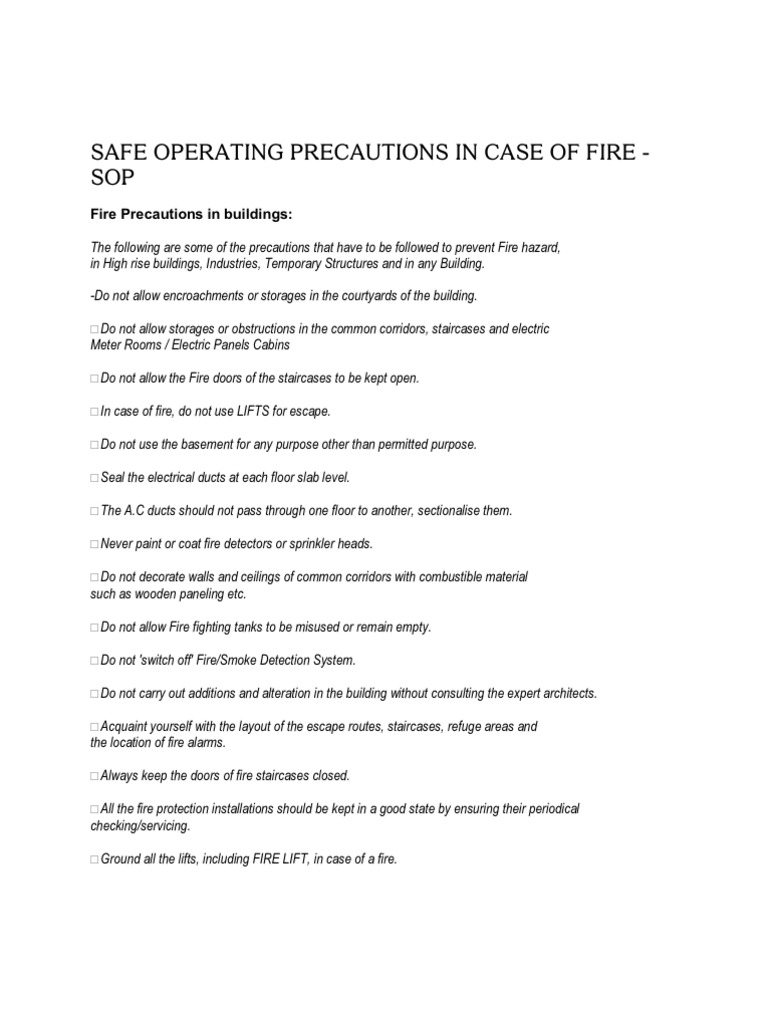 Fire Precautions in Buildings | PDF | Firefighting | Fires