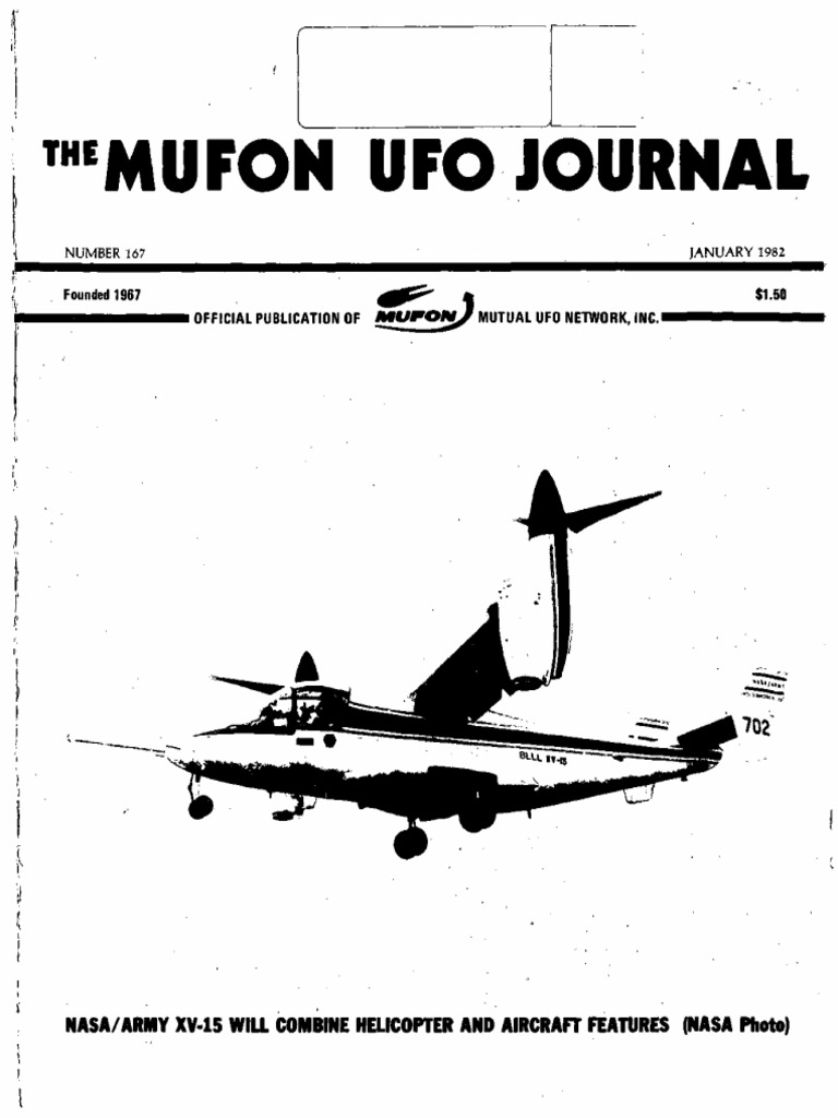 MUFON UFO Journal - January 1982 | PDF | Sky | Unidentified Flying Object