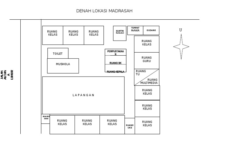 Denah Lokasi Madrasah | PDF