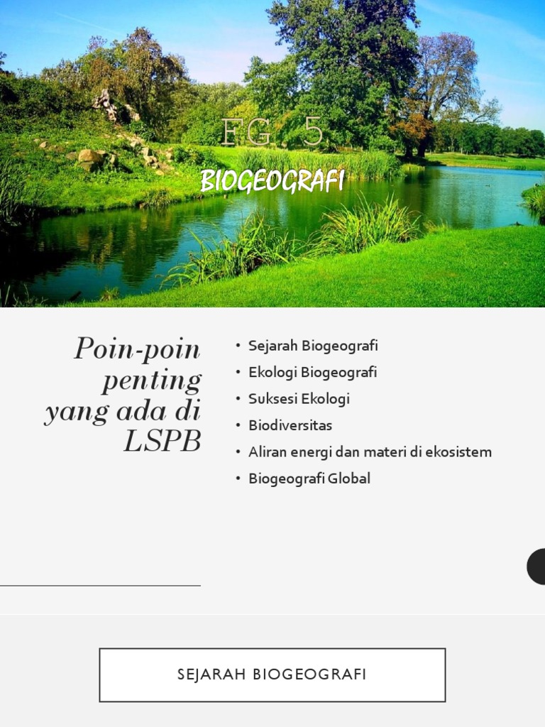 BIOGEOGRAFI | PDF