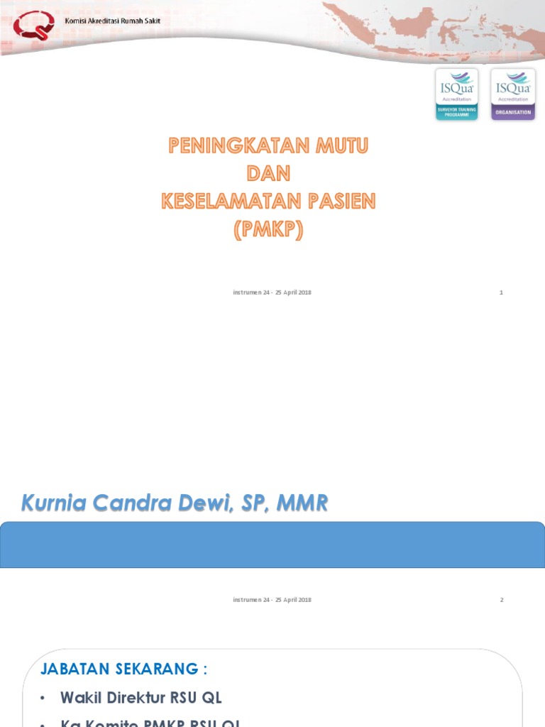 Pmkp-Lengkap Pelatihan Konsep PMKP QL Yogya | PDF