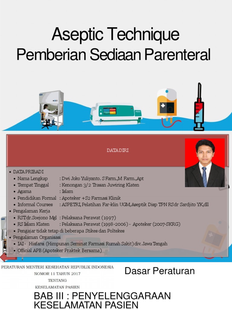 Aseptik Dispensing Dan Pemberian Obat Parenteral | PDF