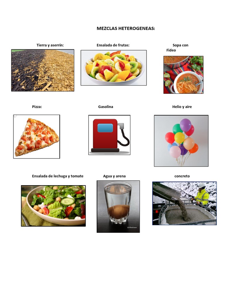 Mezclas Heterogeneas