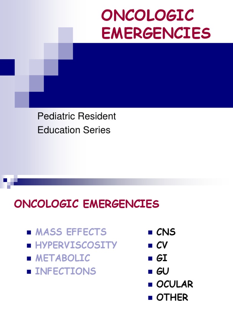 Pediatric Resident Education Series | PDF | Sepsis | Chemotherapy