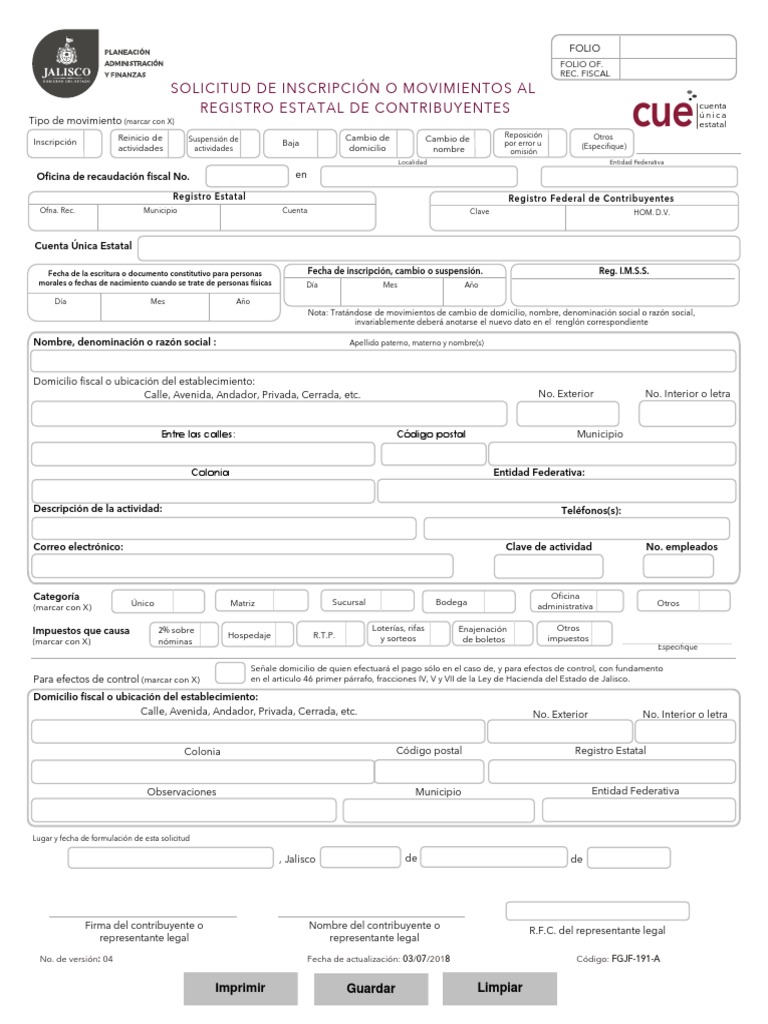 Formato de Inscripcion | PDF | Gobierno