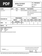 Paint Batch Certificate | PDF