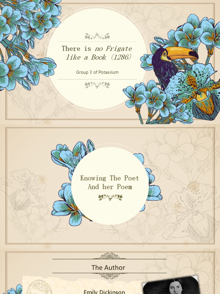 No Frigate Like A Book (1286) : There Is | PDF | Emily Dickinson | Poetry