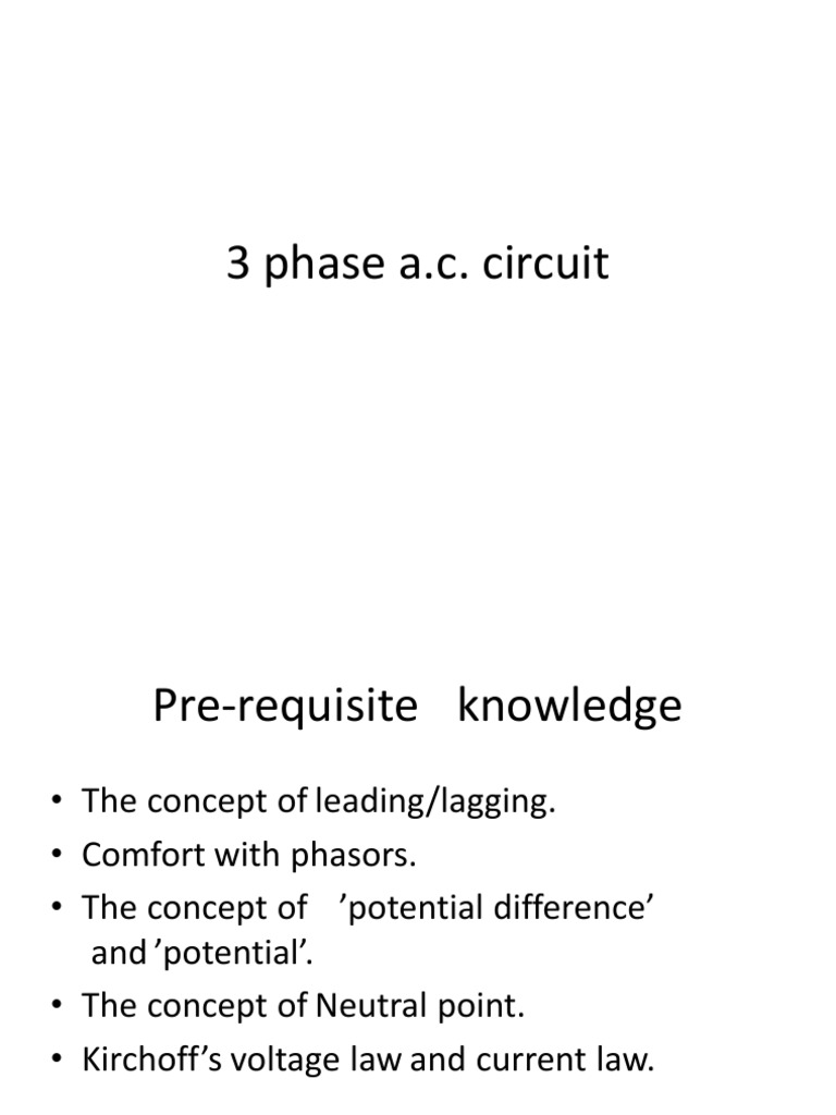 Understanding Three-Phase AC Circuits: A Comprehensive Guide to Three ...