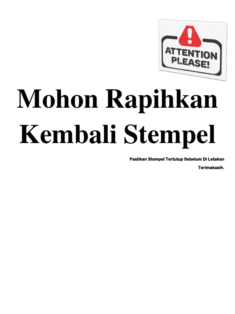 Cara Membuat Pengumuman | PDF