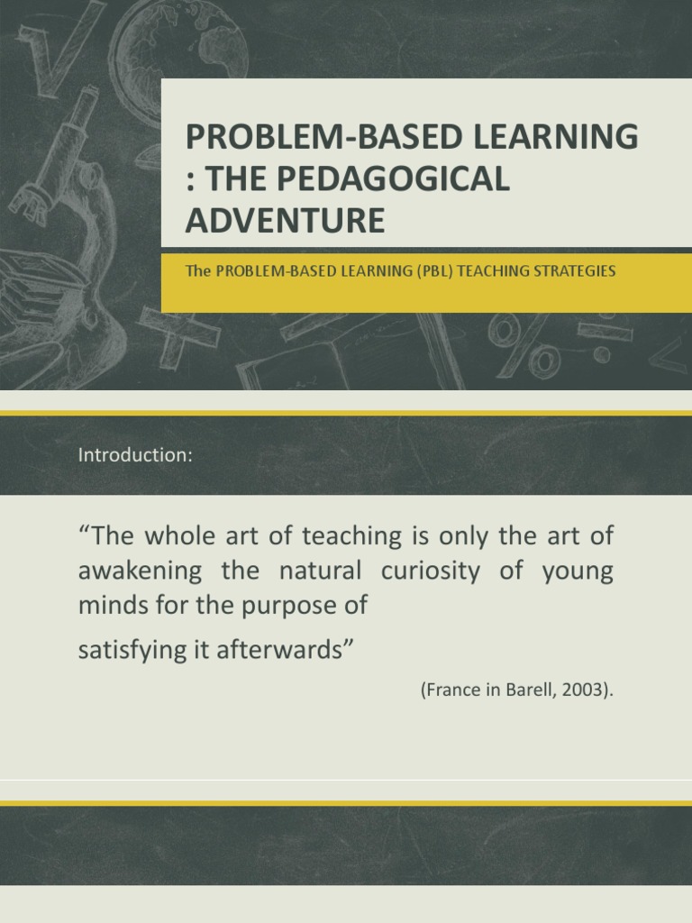 Problem-Based Learning Report | PDF