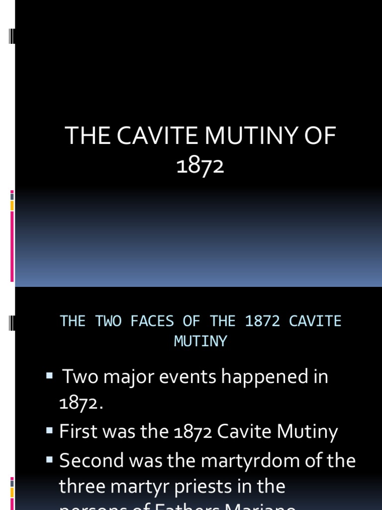 Two Faces of the 1872 Cavite Mutiny | PDF | Philippines