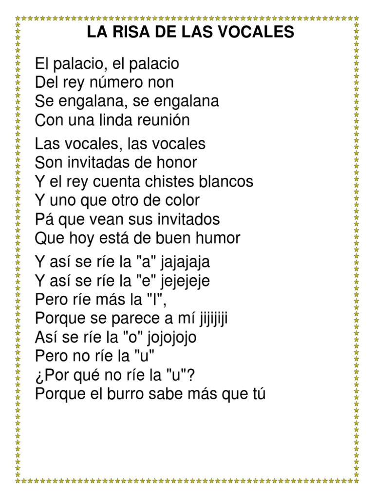 La Risa De Las Vocales Pdf