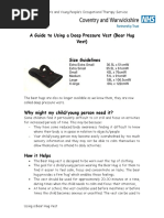 SRC - Weighted Vest Use Protocol! 4 | PDF | Occupational Therapy ...