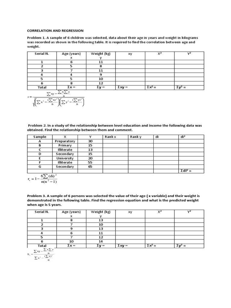 regression | PDF | Regression Analysis | Correlation And Dependence