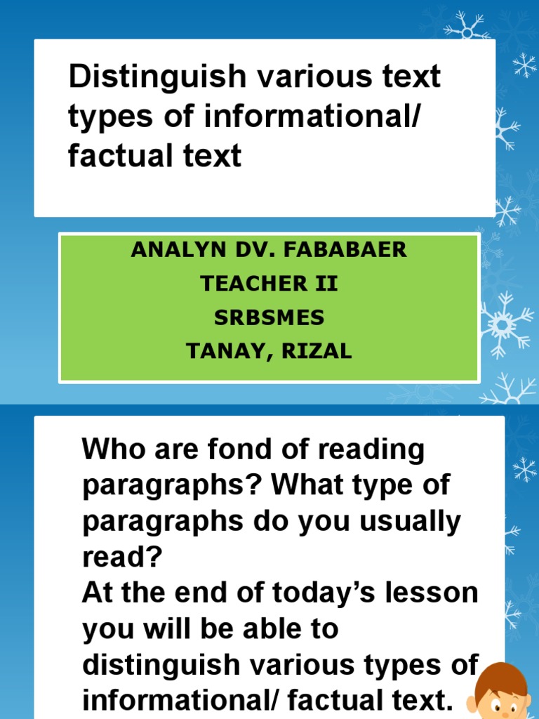Distinguish Various Text Types of Informational | PDF | Sky | Bali