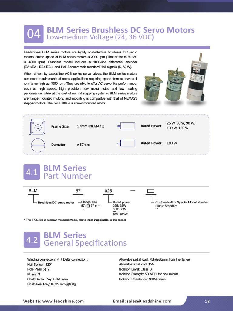 BLM Datasheet PDF | PDF | Electric Motor | Electrical Components