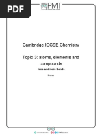 IGCSE Chemistry A - Notes Chapter 1 - The Particulate Nature of Mater ...