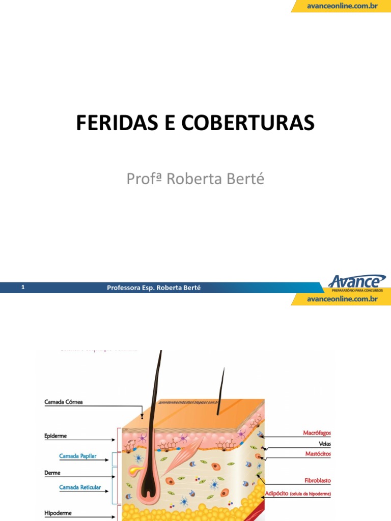 Aula Nova Feridas Avance Online | Necrose | Pele