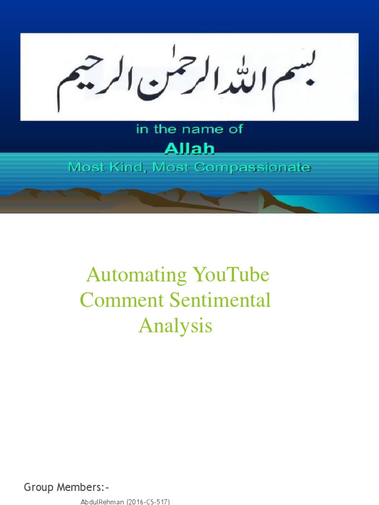YouTube Comment Sentiment Analysis | PDF | Machine Learning | Adjective