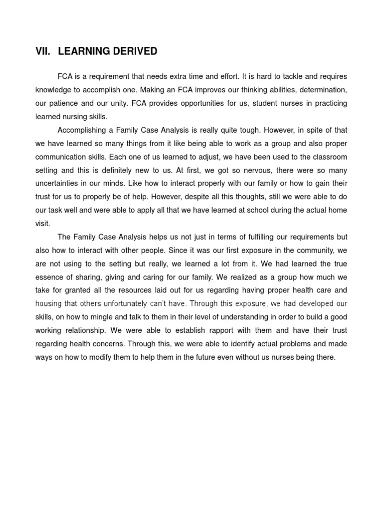 Vii. Learning Derived | PDF