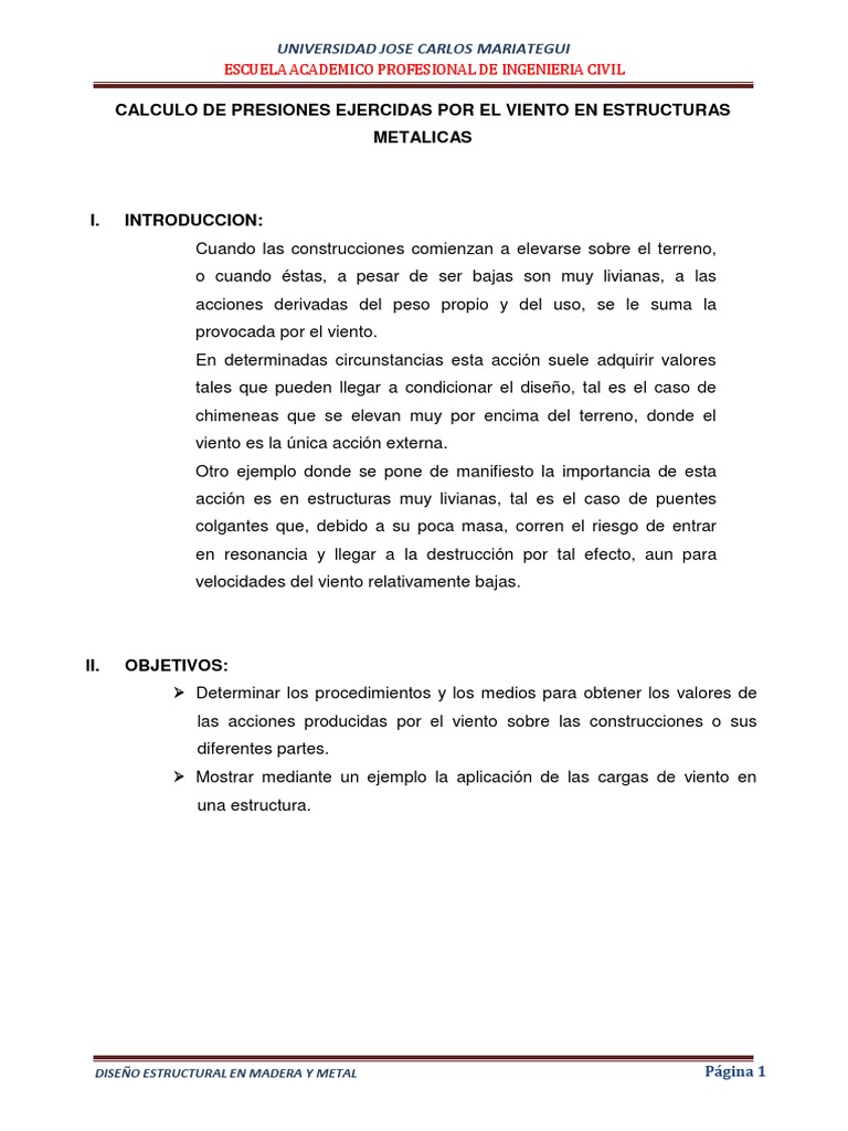 Cargas de Viento Es Estructuras | PDF | Barlovento y sotavento | Herida