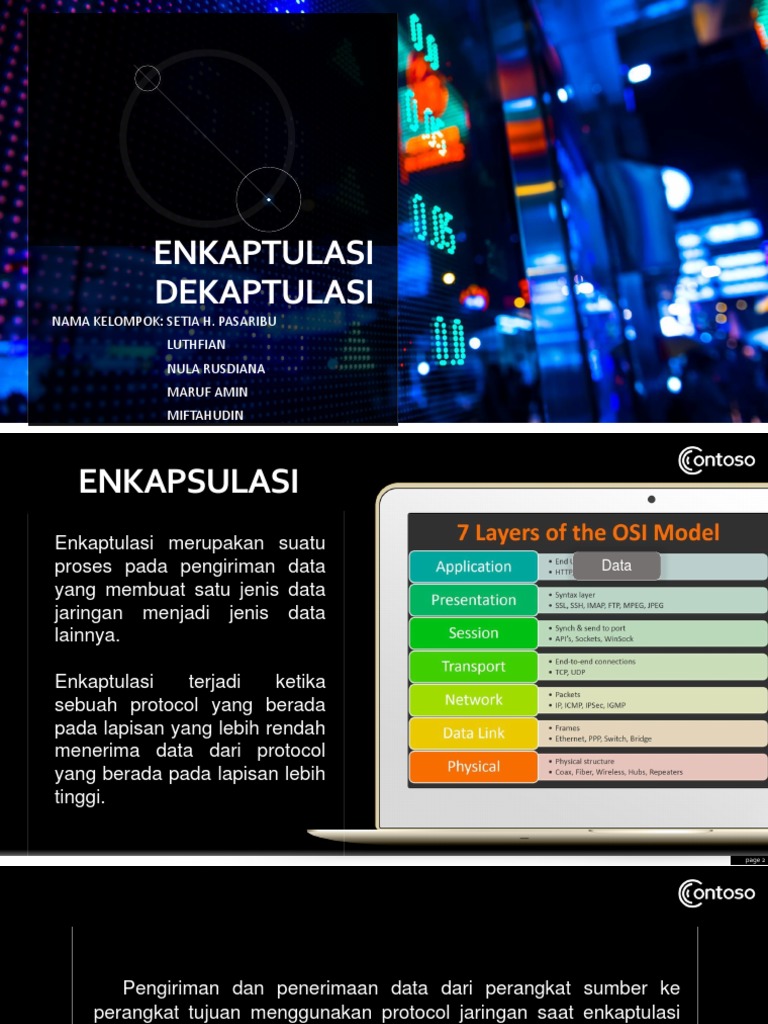Enkapsulasi Dan Dekapsulasi | PDF