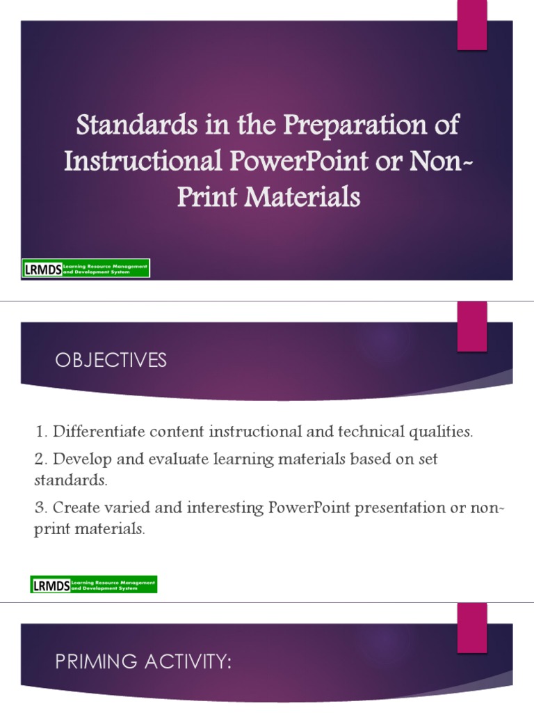 Standards of Print Material | PDF | Learning | Epistemology