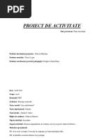 Proiect Didactic Corpul Meu | PDF