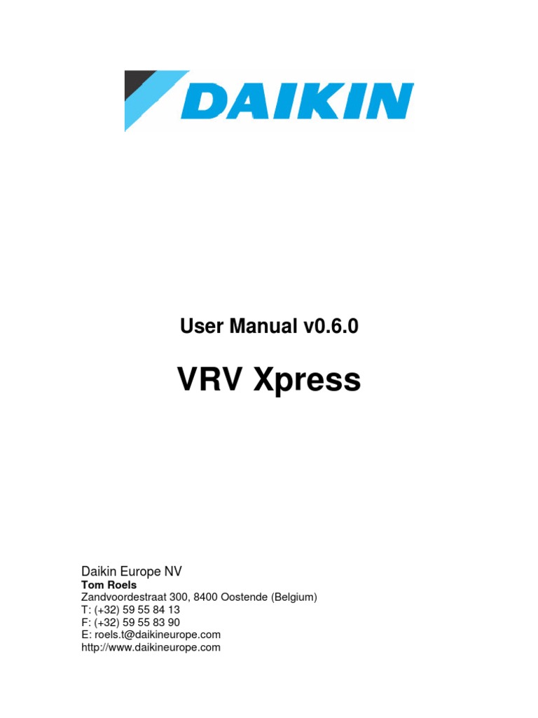 VRV Xpress Felhasznaloi Kezikonyv | PDF | Software | Computing