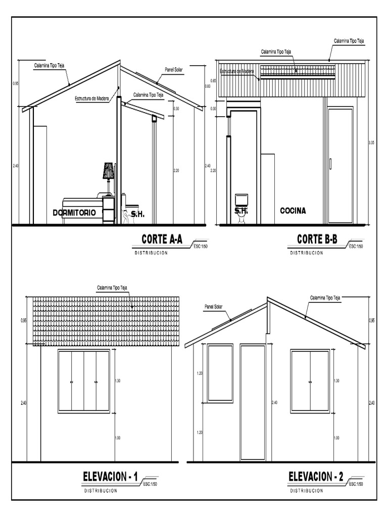 Corte - Elevacion PDF | PDF