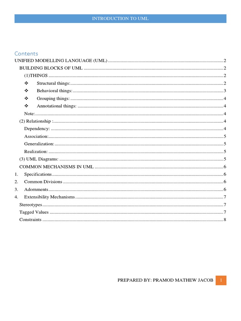 5 Uml Pdf Unified Modeling Language Class Computer Programming