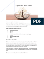 Student Handout: Making A Crystal Garden - Chemistry and Art | PDF ...