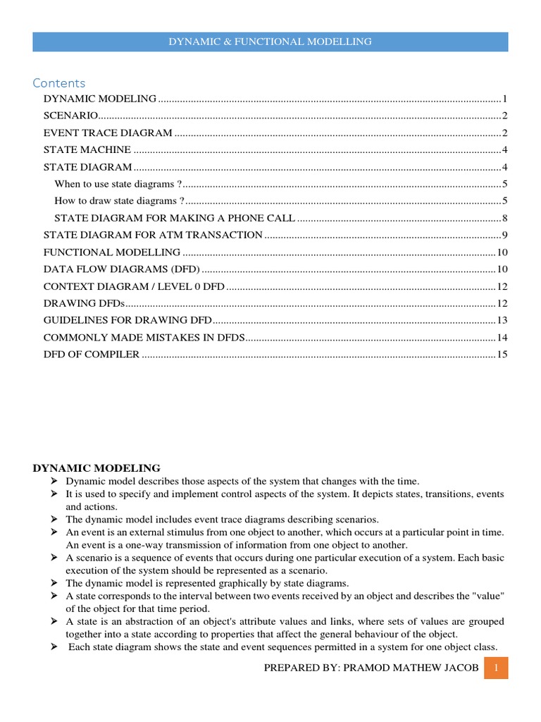 Dynamic & Functional Modelling | PDF | Systems Engineering ...