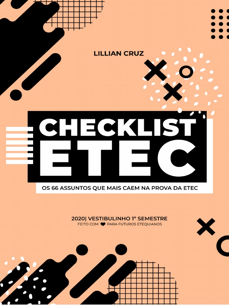 Checklist Etec 1º Semestre 2020 1 PDF | PDF