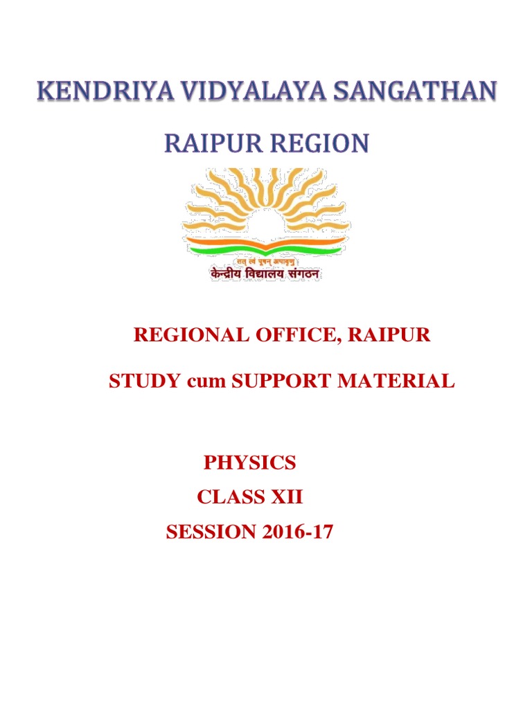 Class 12 Physics Notes | Download Free PDF | Electric Field | Magnetic ...