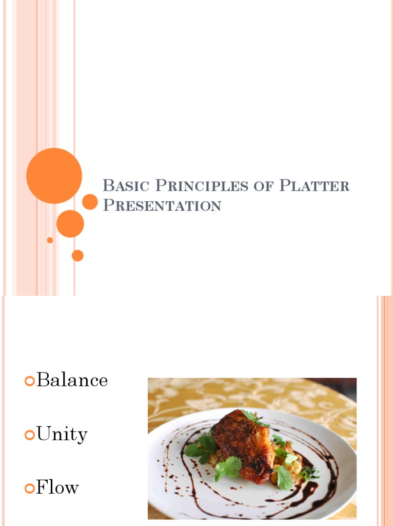 Basic Principles of Platter Presentation | PDF | Cooking, Food & Wine ...