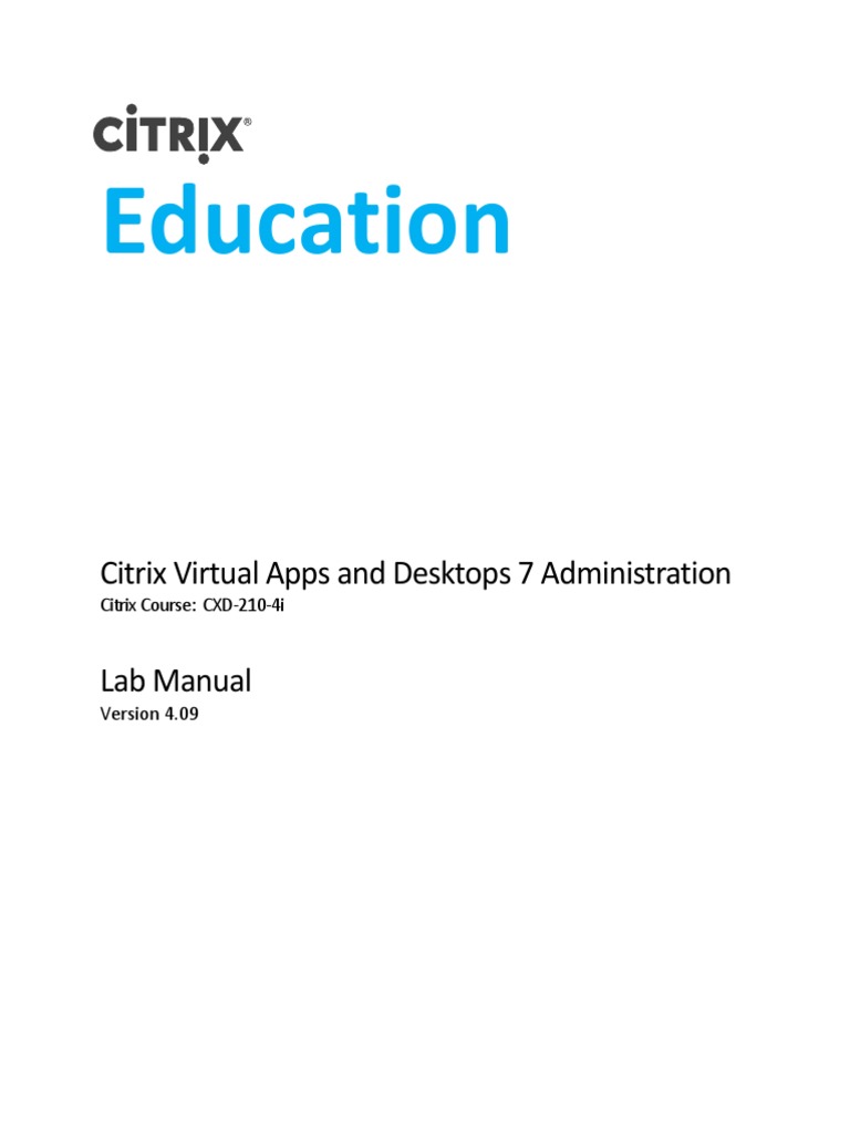 Citrix | PDF | Citrix Systems | Remote Desktop Services