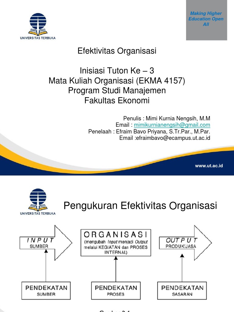 Efektivitas Organisasi | PDF