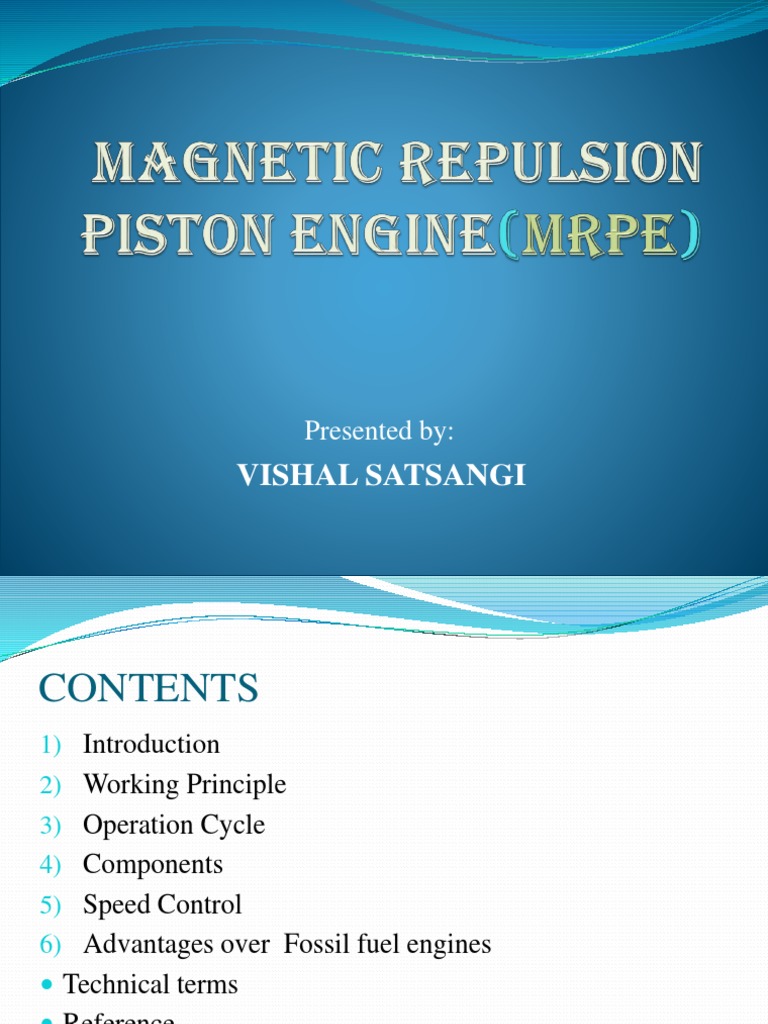 Magnetic Repulsion | PDF | Magnet | Engines