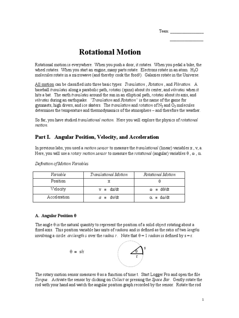 Rotational Motion 8.0 | PDF | Rotation Around A Fixed Axis | Torque