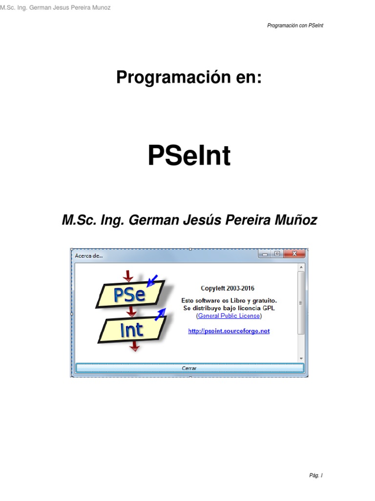 0 Manual PSeInt | PDF | Comillas | Lenguaje de programación
