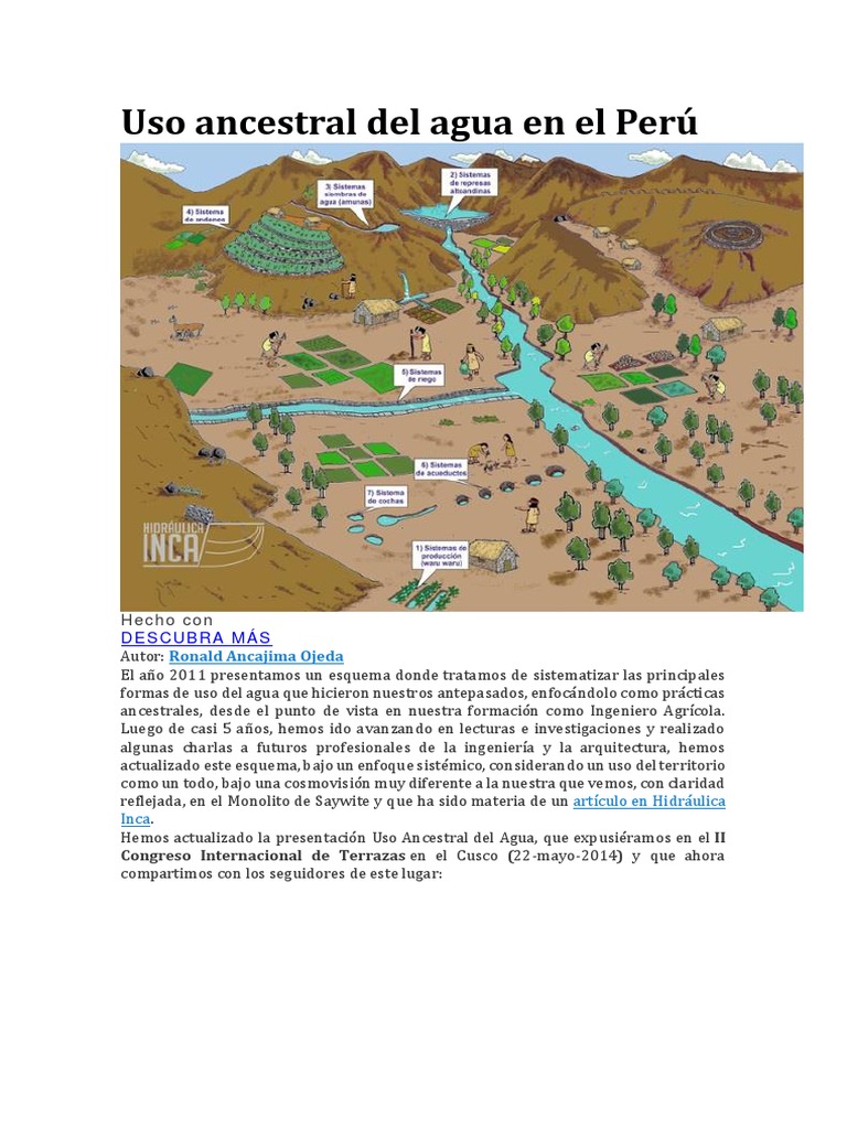 AGUA | PDF | Imperio Inca | Agua
