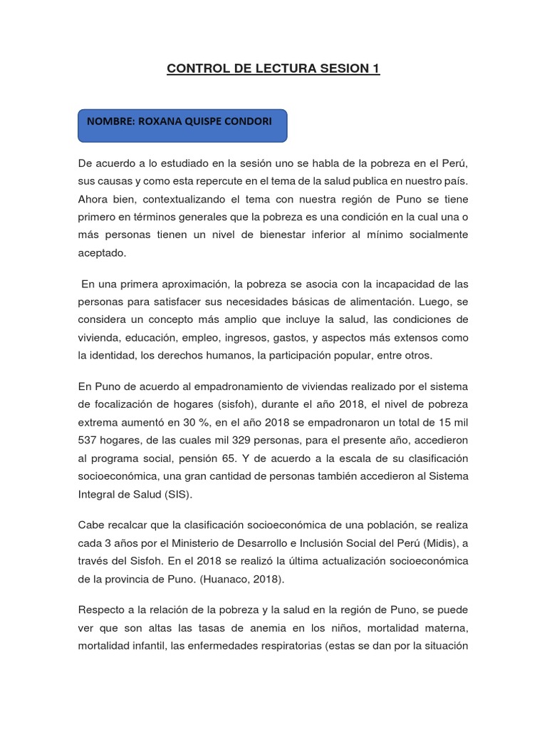Tarea Terminada | PDF | Teoría | Pobreza