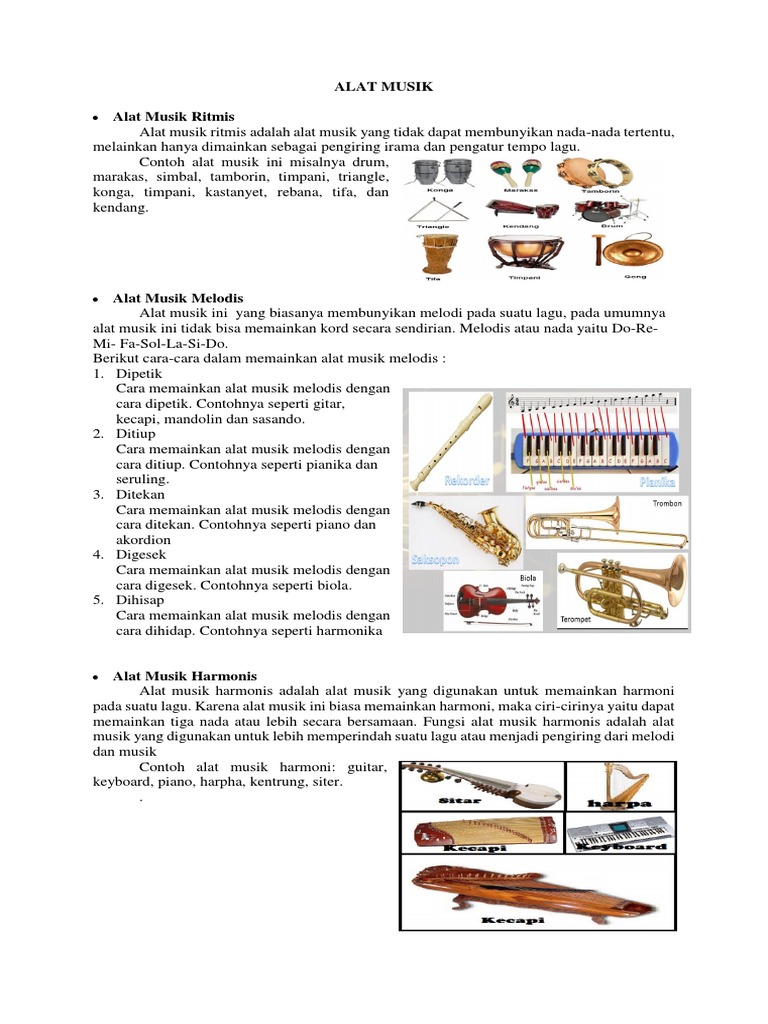 Alat Musik | PDF | Seni