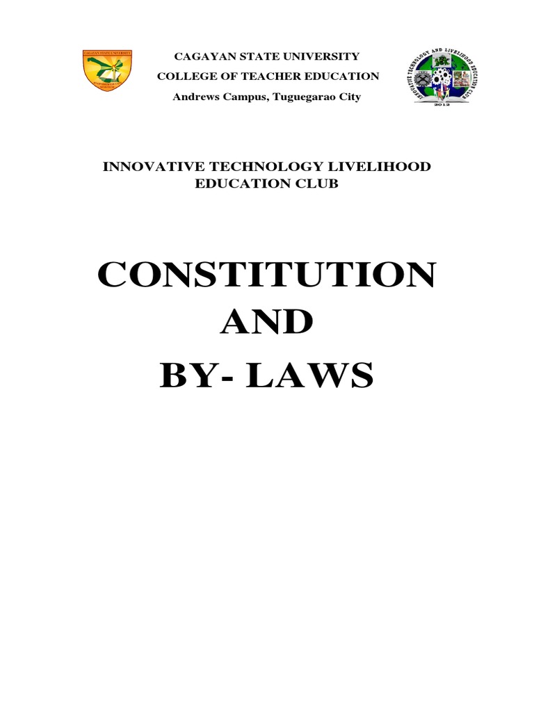 CBL of A Minor Org. Example Only | PDF | Quorum | Ratification